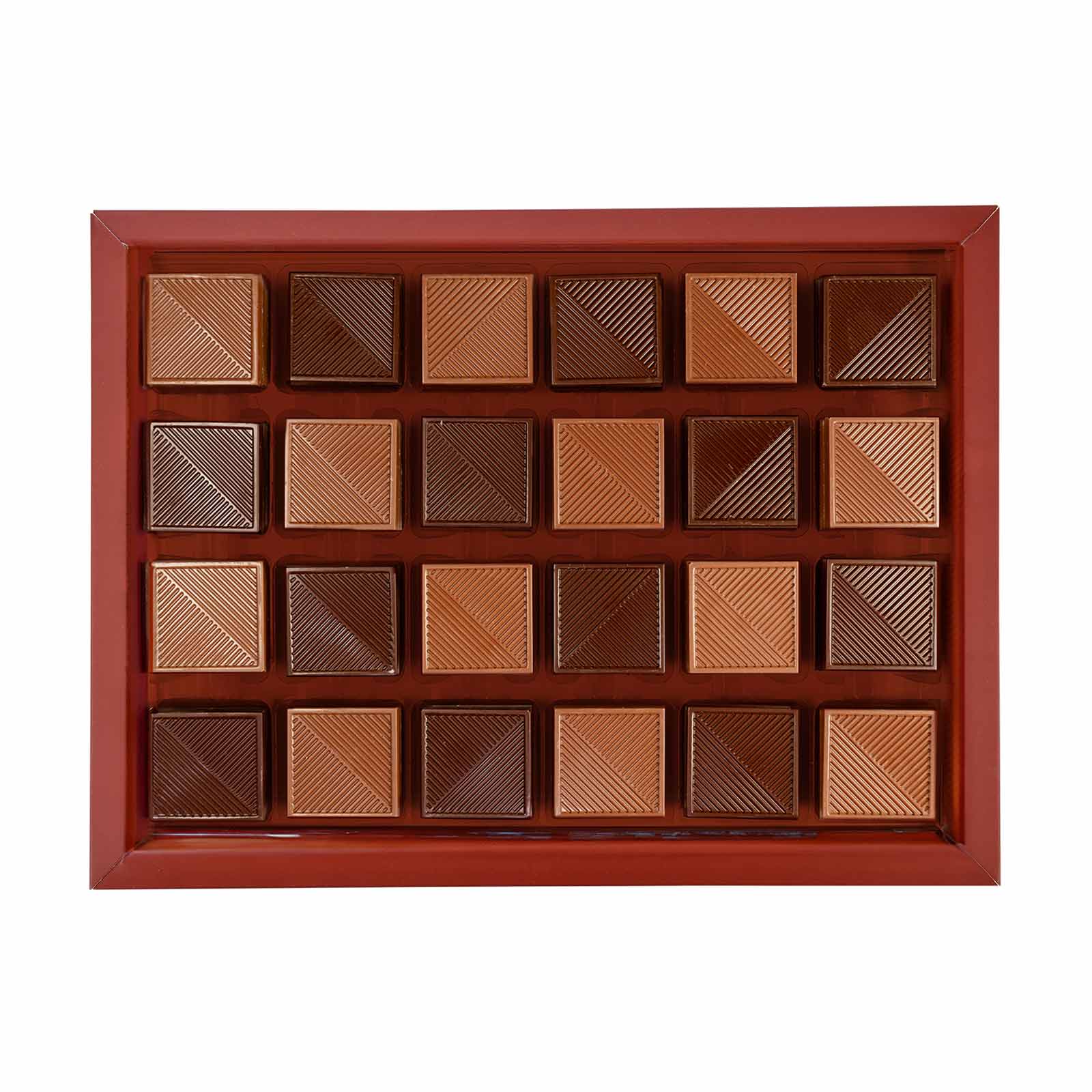 Large Madeleine Box – MaroonChocolate